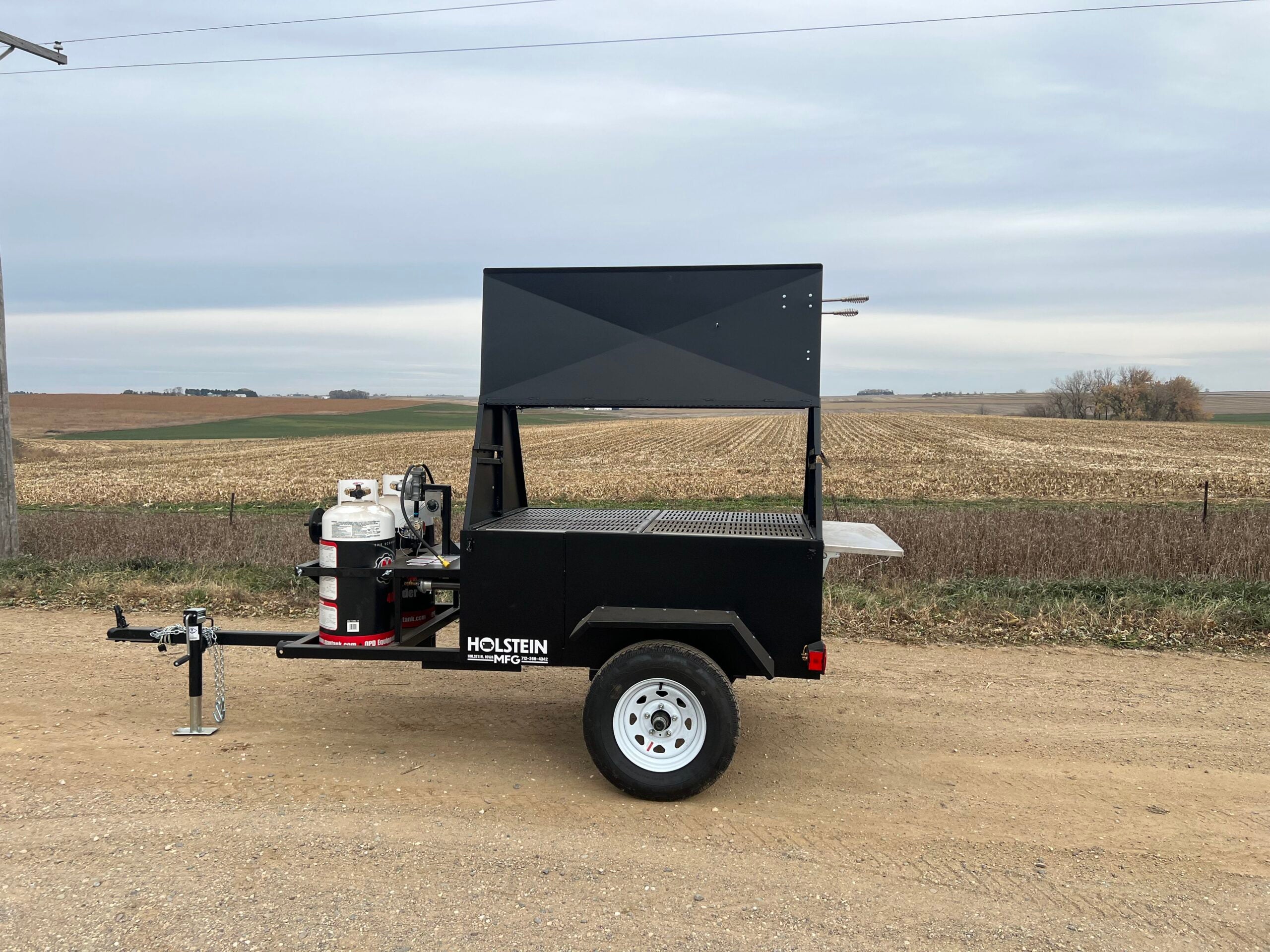 Model 6040GSS Towable Gas Grill – Stainless | Holstein Mfg.