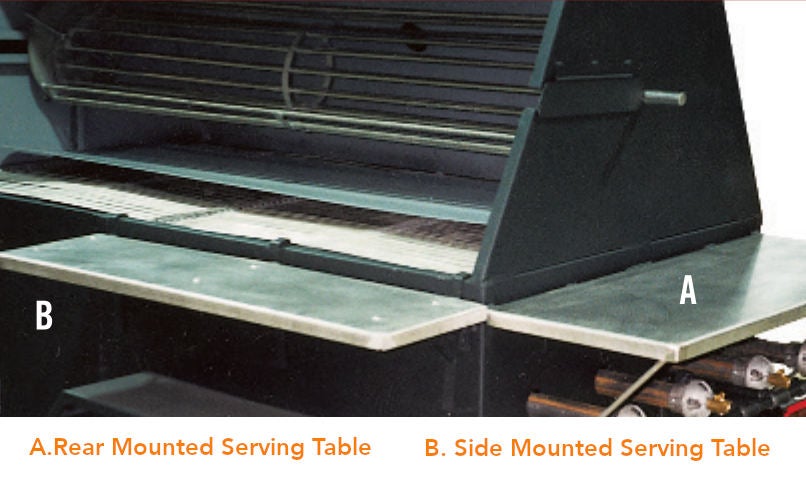 Model 7240CSS Towable Charcoal Grill – Stainless | Holstein MFG