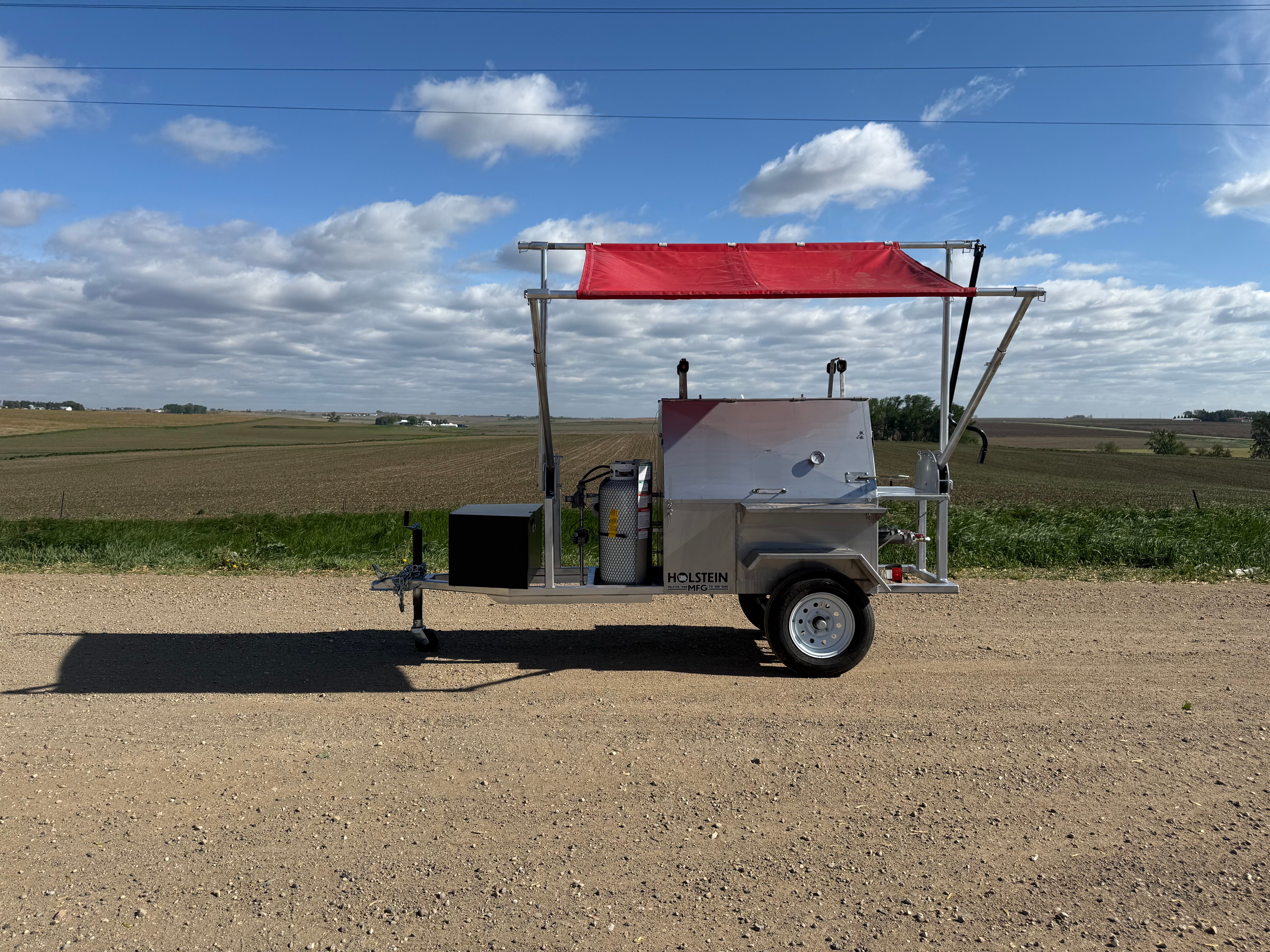 Model 4830GSS Towable Gas Grill – Stainless | Holstein MFG
